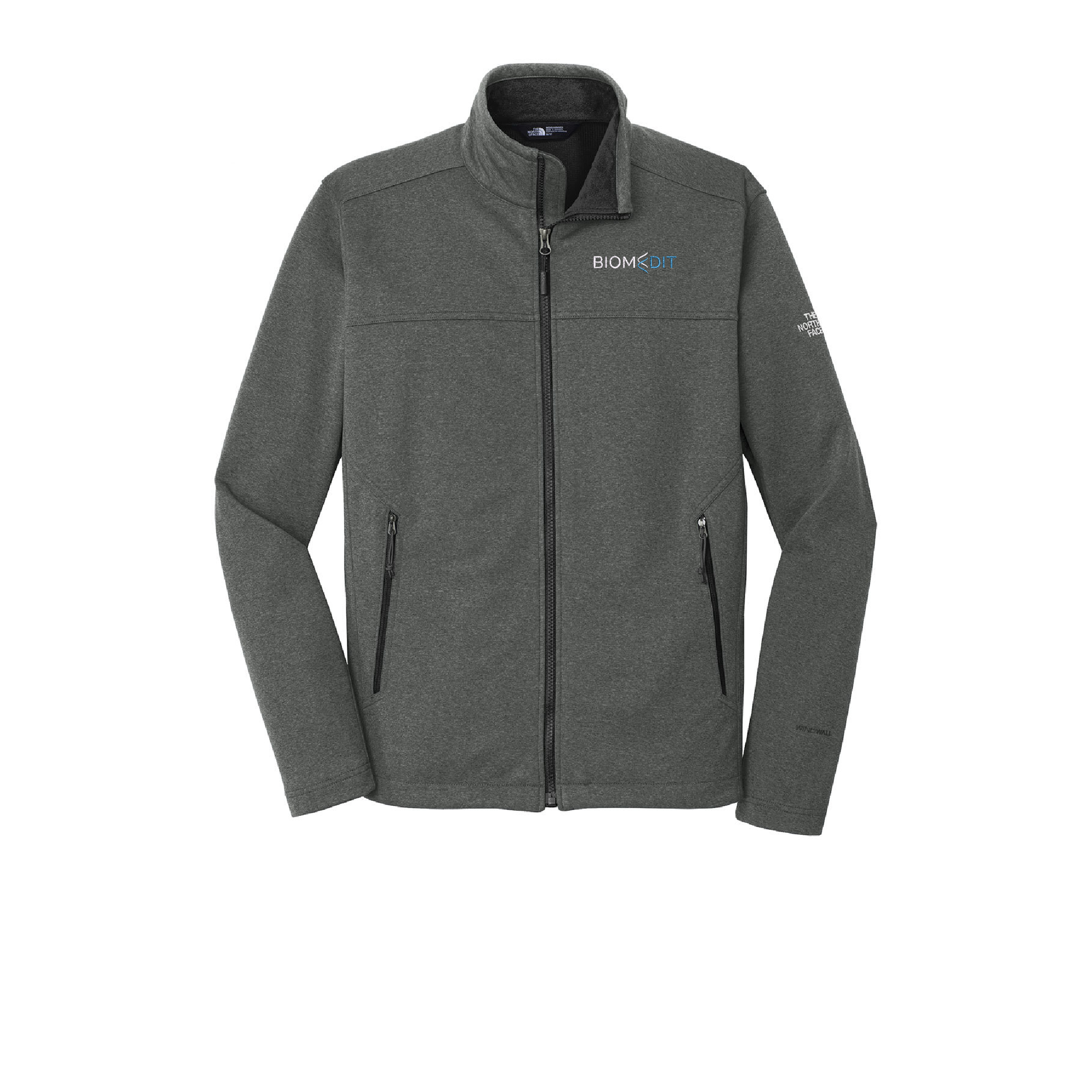 Black and Grey BiomEdit Logo: The North Face® Ridgewall Soft Shell Jac ...